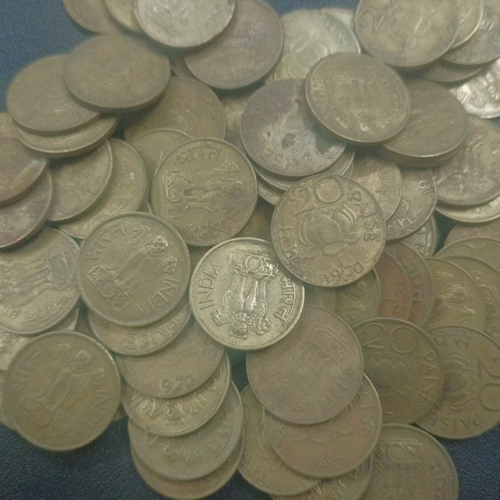 20 Paise Lotus Coin Lot – Hobby Corner