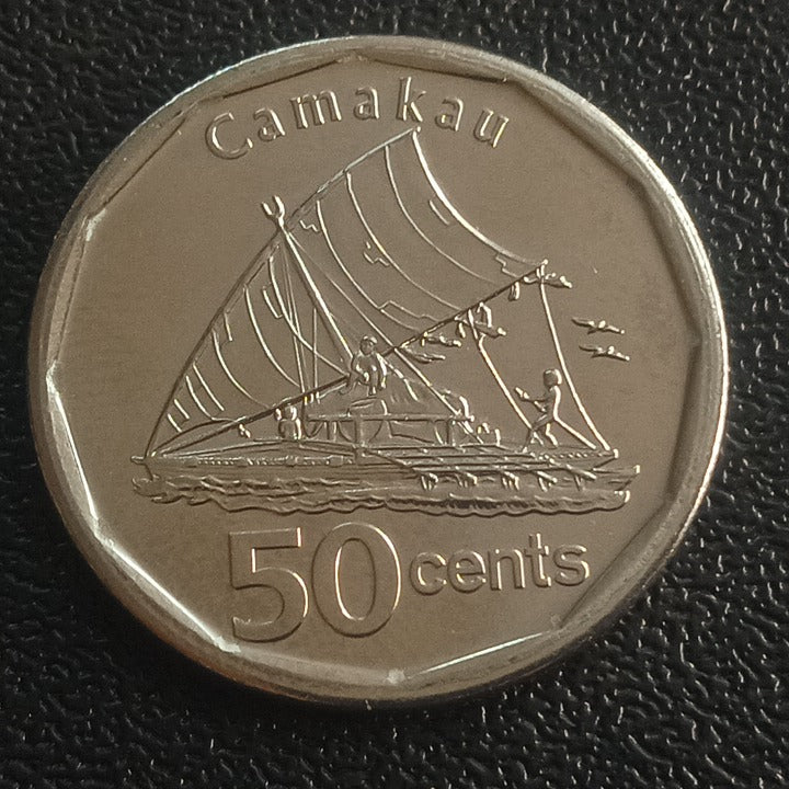 50 Cents 2012 (Varivoce) UNC - Fiji – Hobby Corner