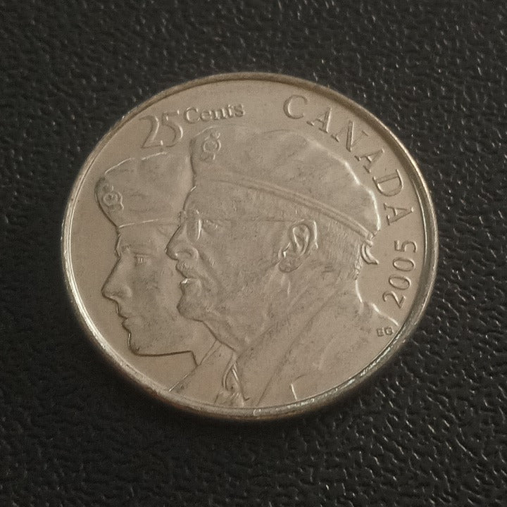 25 Cents 2005 (Year of the Veteran) - Canada – Hobby Corner