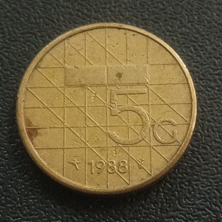5 Gulden 1988 - Netherlands – Hobby Corner
