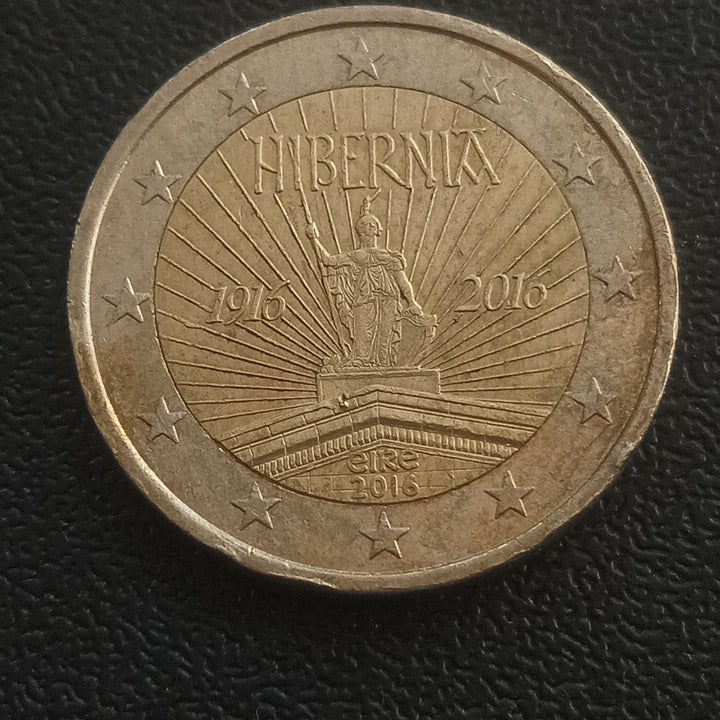 2 Euro (Easter Rising) 2016 - Ireland : Circulating Commemorative Coin ...