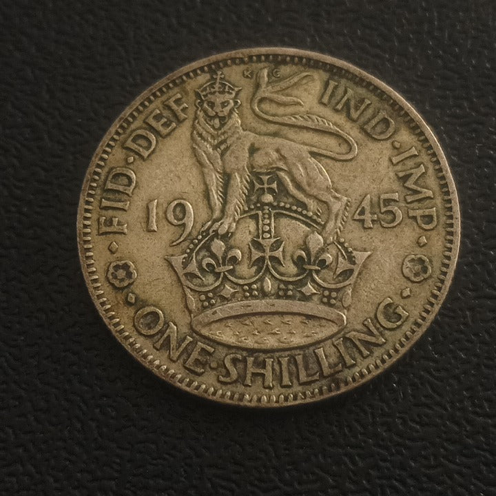 1 Shilling 1945 George VI Silver Coin - United Kingdom (Ref : 220216 ...