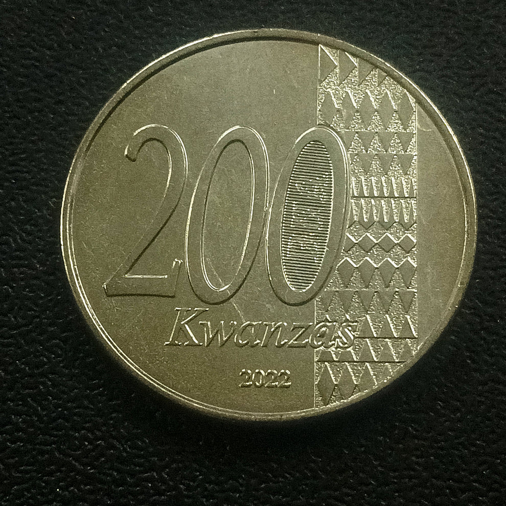 200 Kwanza 2022 AUNC (Peace and National Reconciliation ) - Angola Cir ...