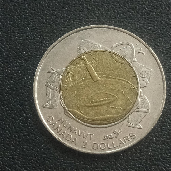 2 Dollars - 1999 (Creation of the territory of Nunavut on April 1, 199 ...