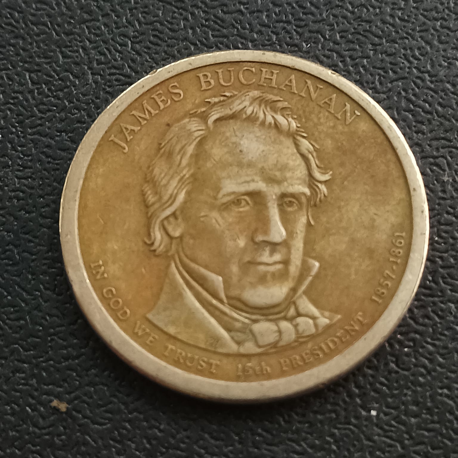 1 Dollar (James Buchanan) 2010 - U.S.A. (Presidential Dollar) - (Ref ...