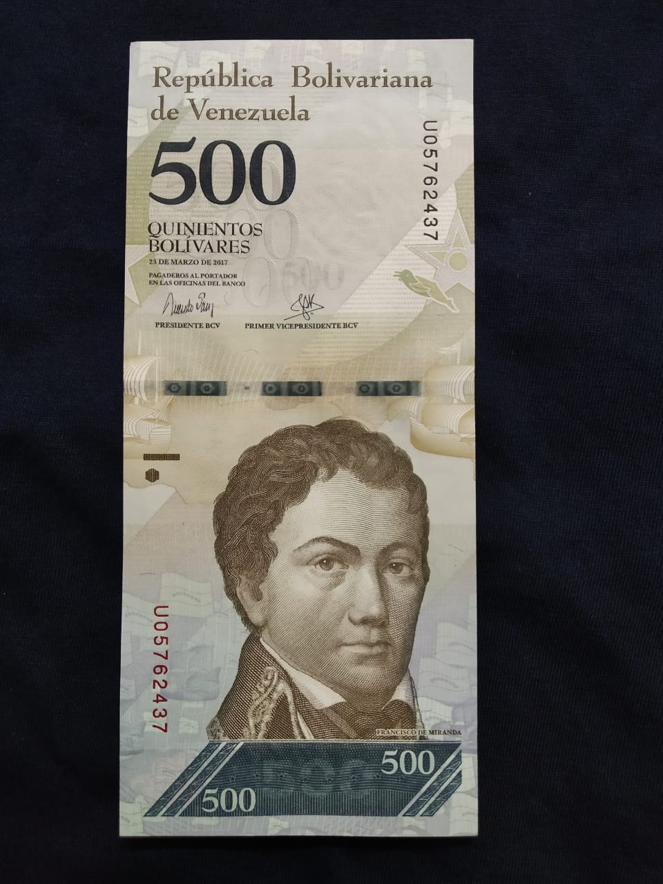 500 Bolivares UNC - Venezuela – Hobby Corner